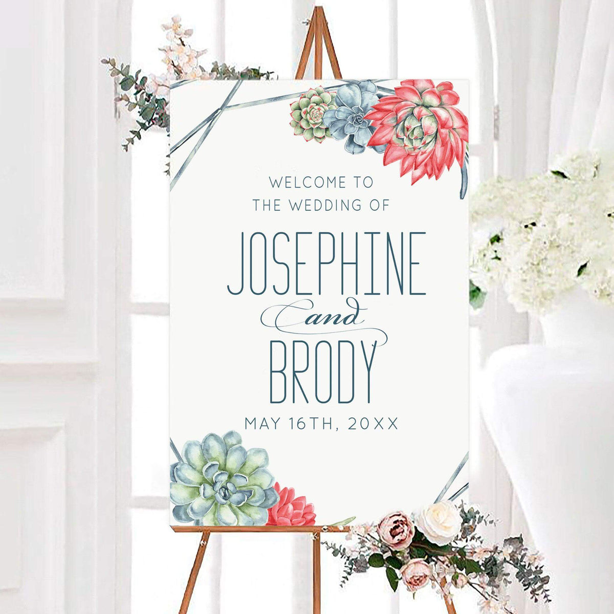 Charming Succulents Sign | Go Print Plus