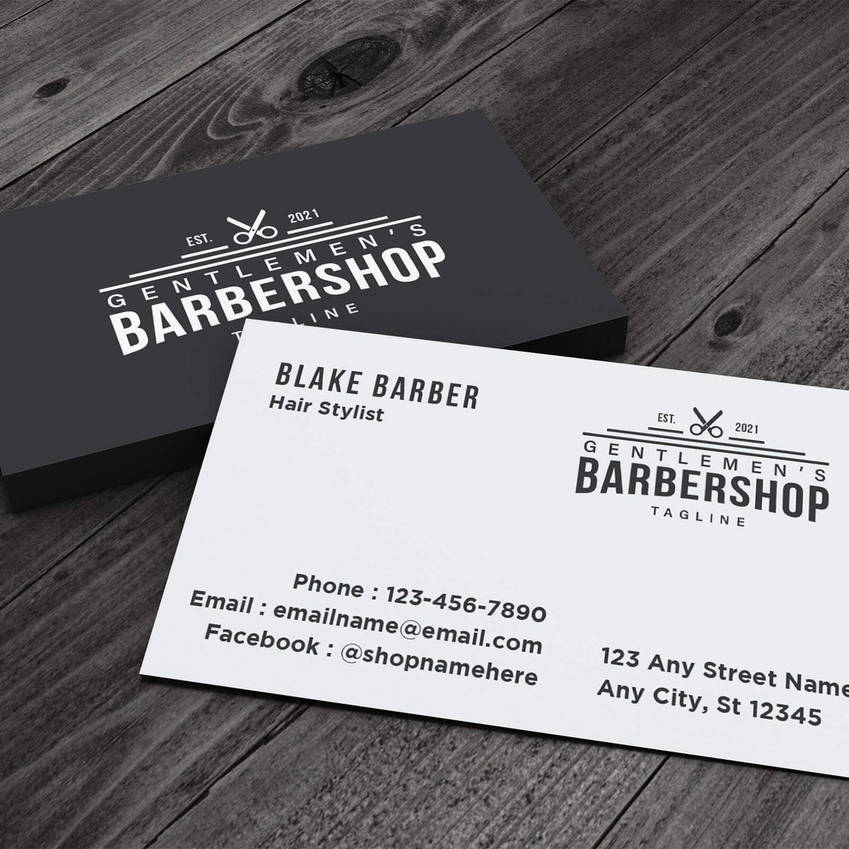 Barbershop | Go Print Plus | Single or Double Sided