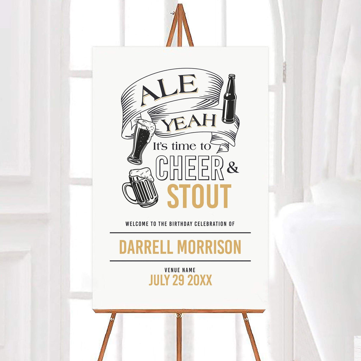 Ale, Yeah Sign | Go Print Plus