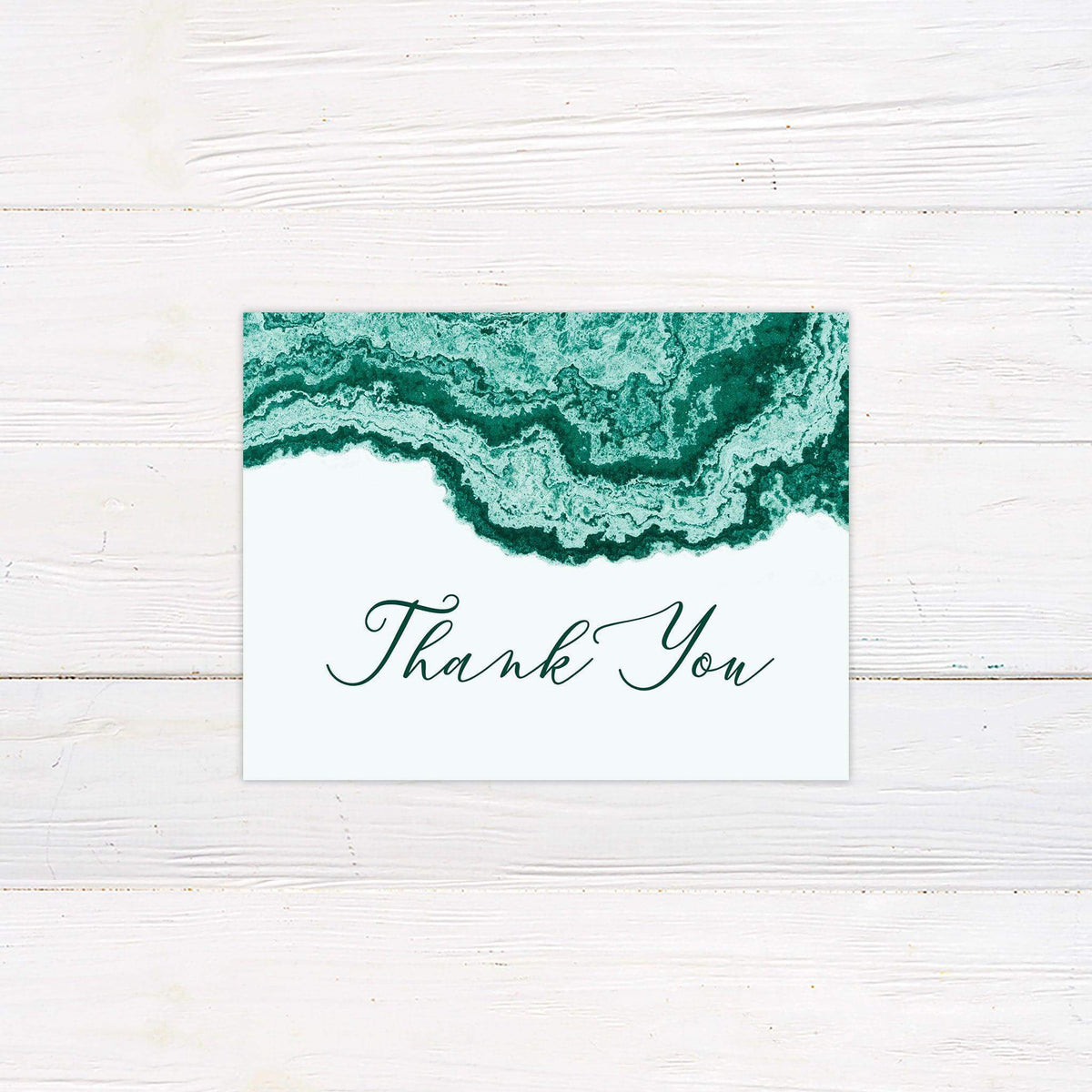 Auqa Tide Thank You Card | Go Print Plus
