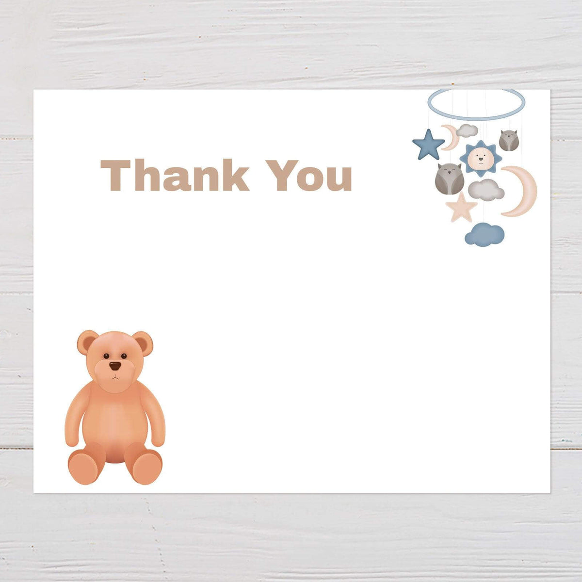 Baby Toys Thank You Card | Go Print Plus