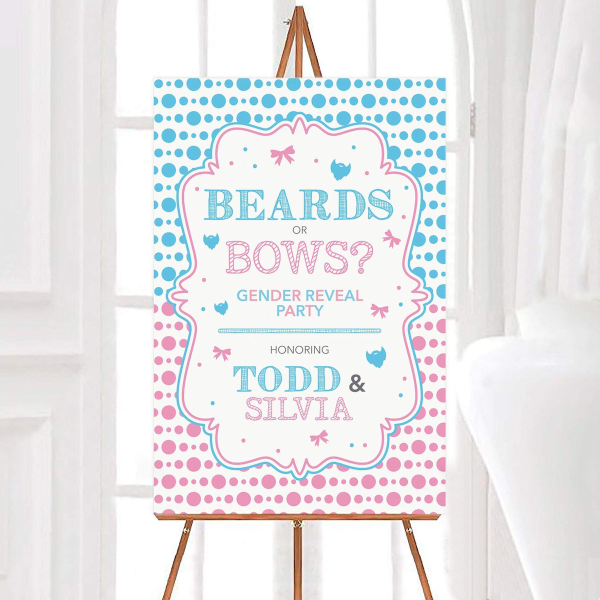 Beards or Bows Sign – Go Print Plus