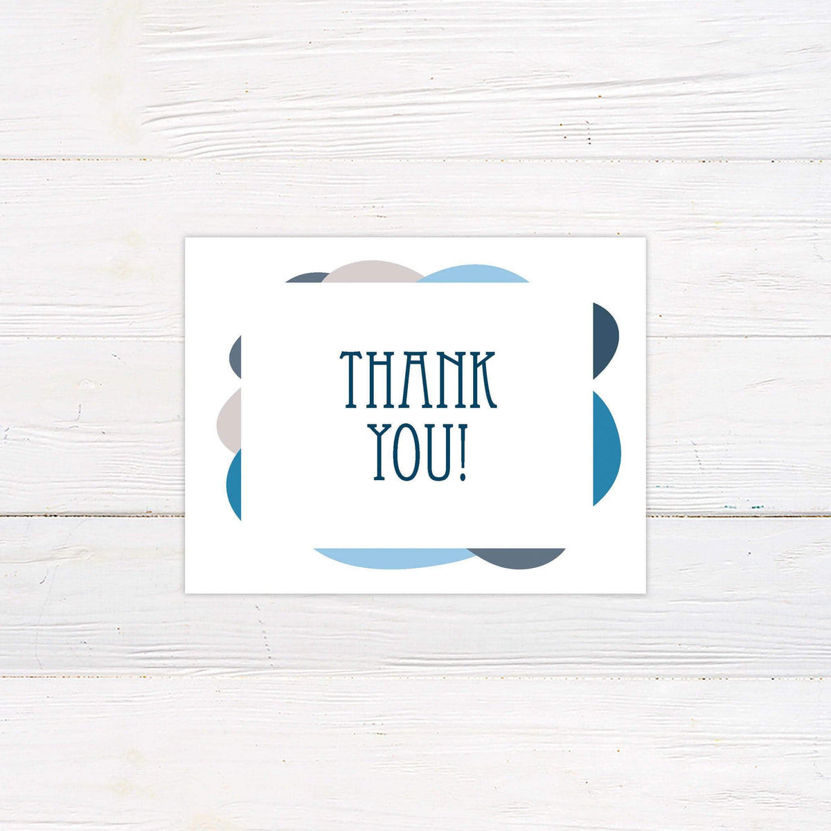 Bold Abstract Thank You | Go Print Plus
