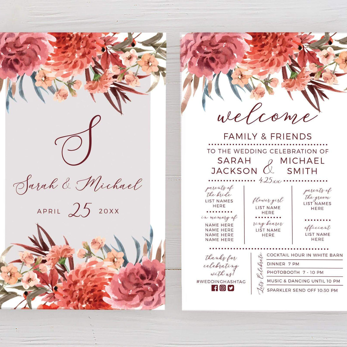 Bold Floral Bloom Program | Go Print Plus