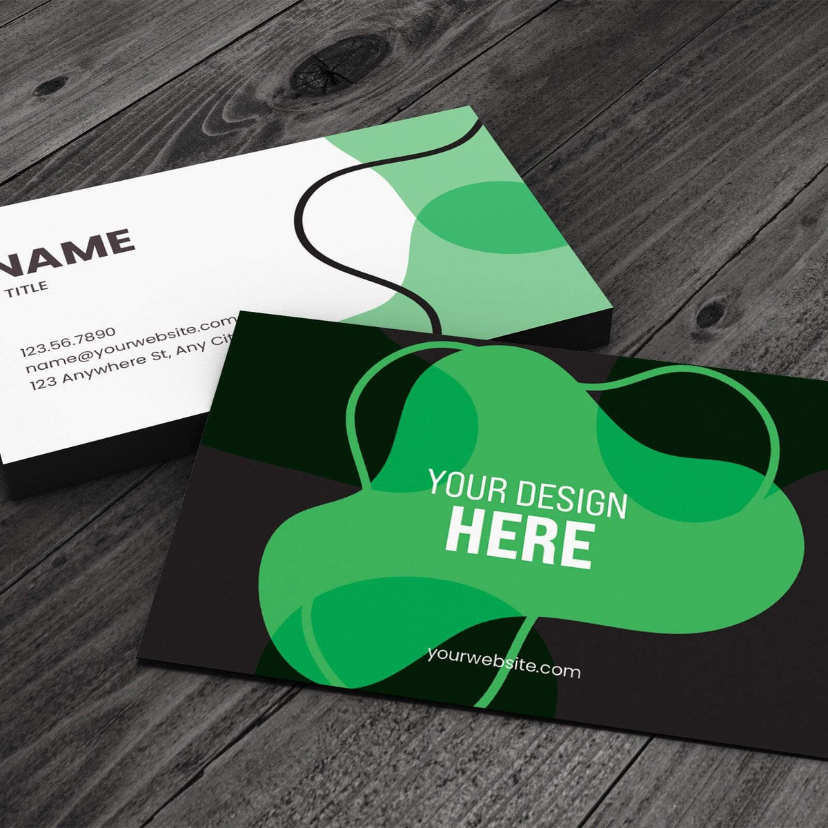 Upload Your Own Art Business Cards | Go Print Plus | Single or Double Sided