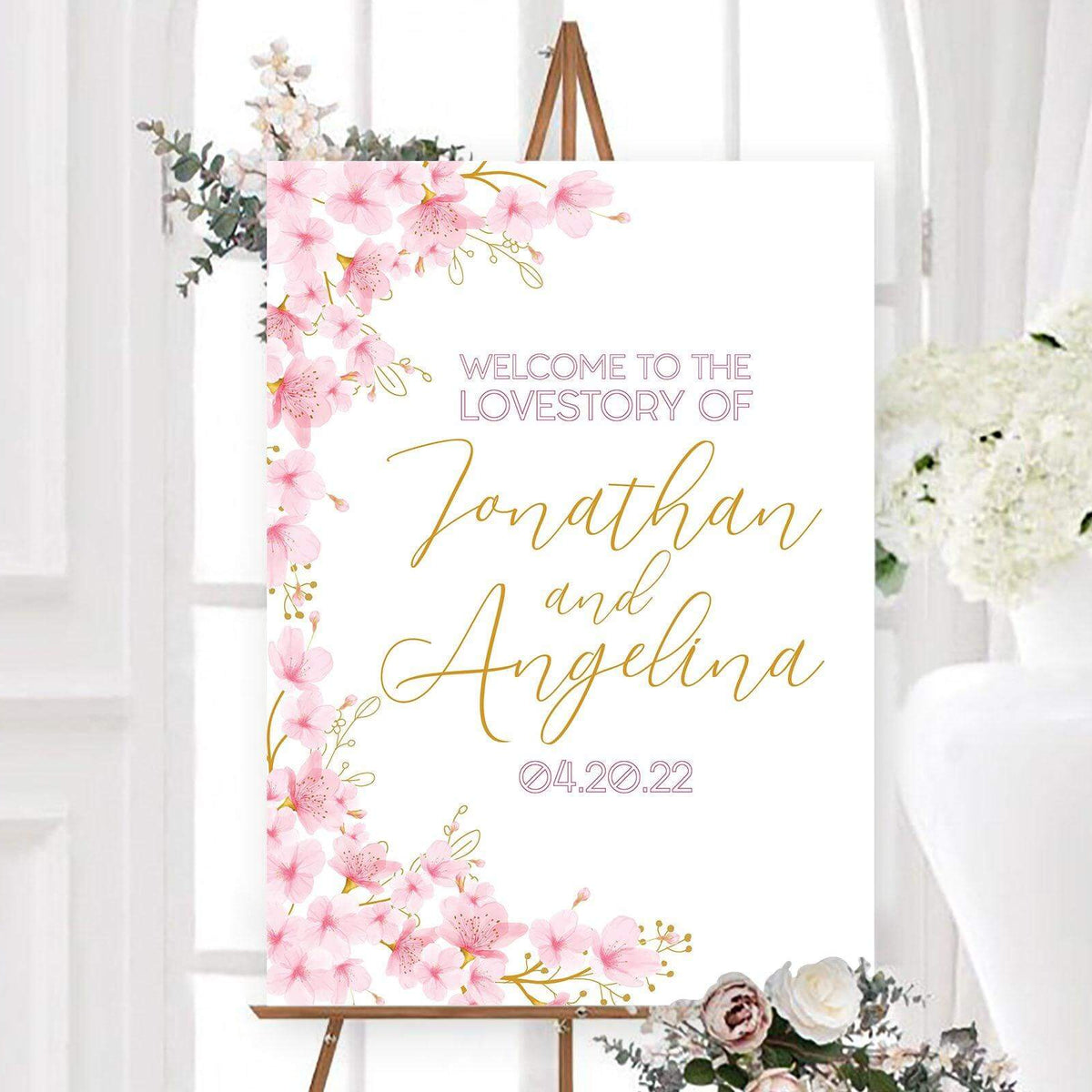Cherry Blossoms Sign | Go Print Plus – goprintplus