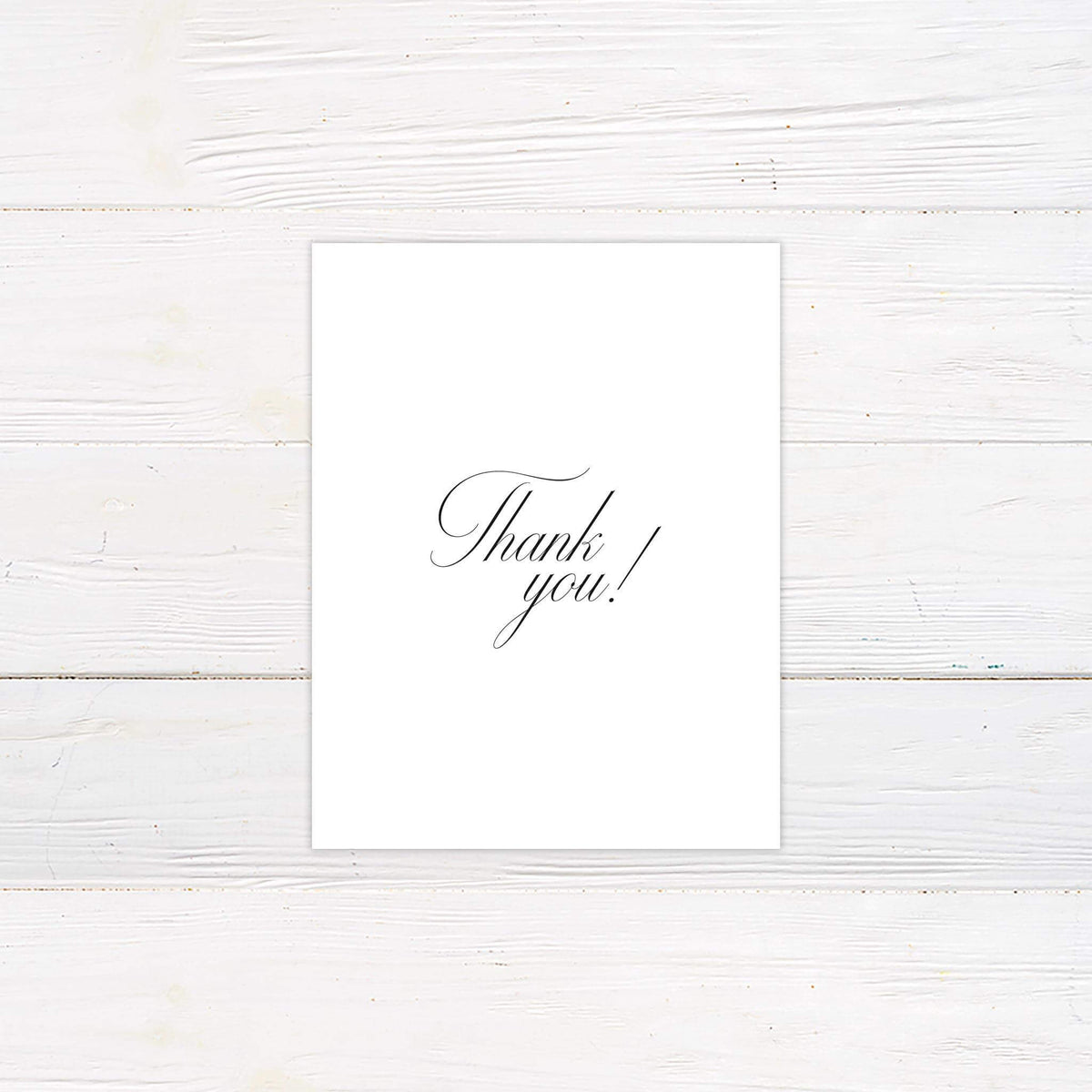 Classic Thank You Card | Go Print Plus