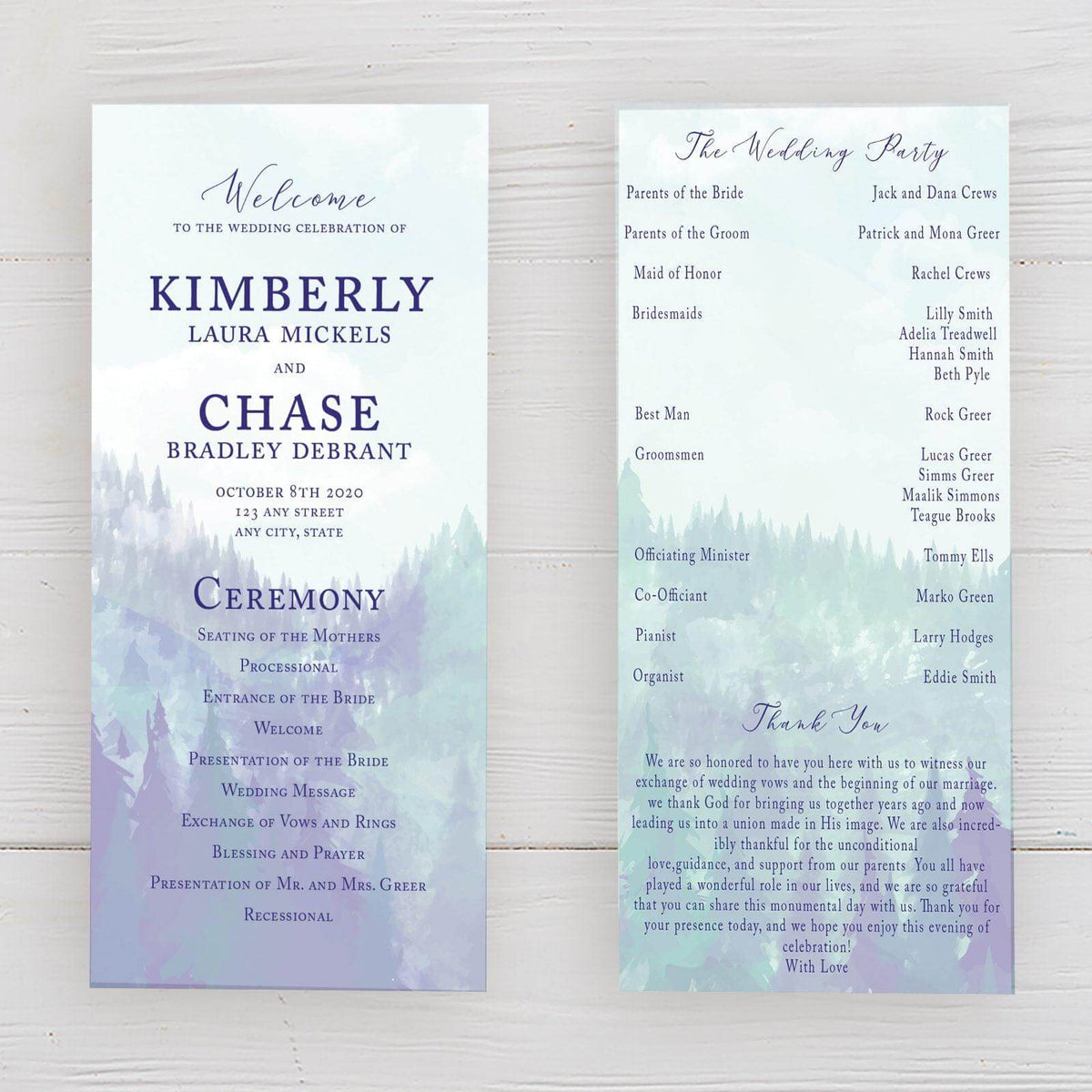 Cloudy Valley Program | Go Print Plus