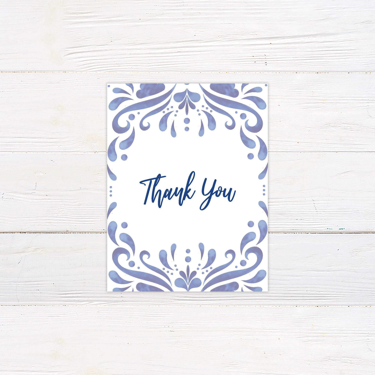 Cobalt Tile Thank You | Go Print Plus