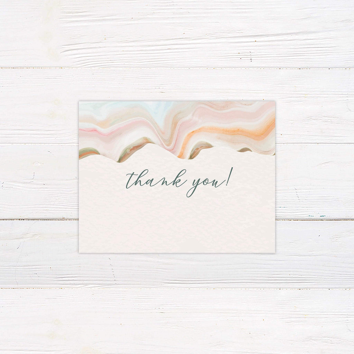 Desert Sand Thank You Card | Go Print Plus