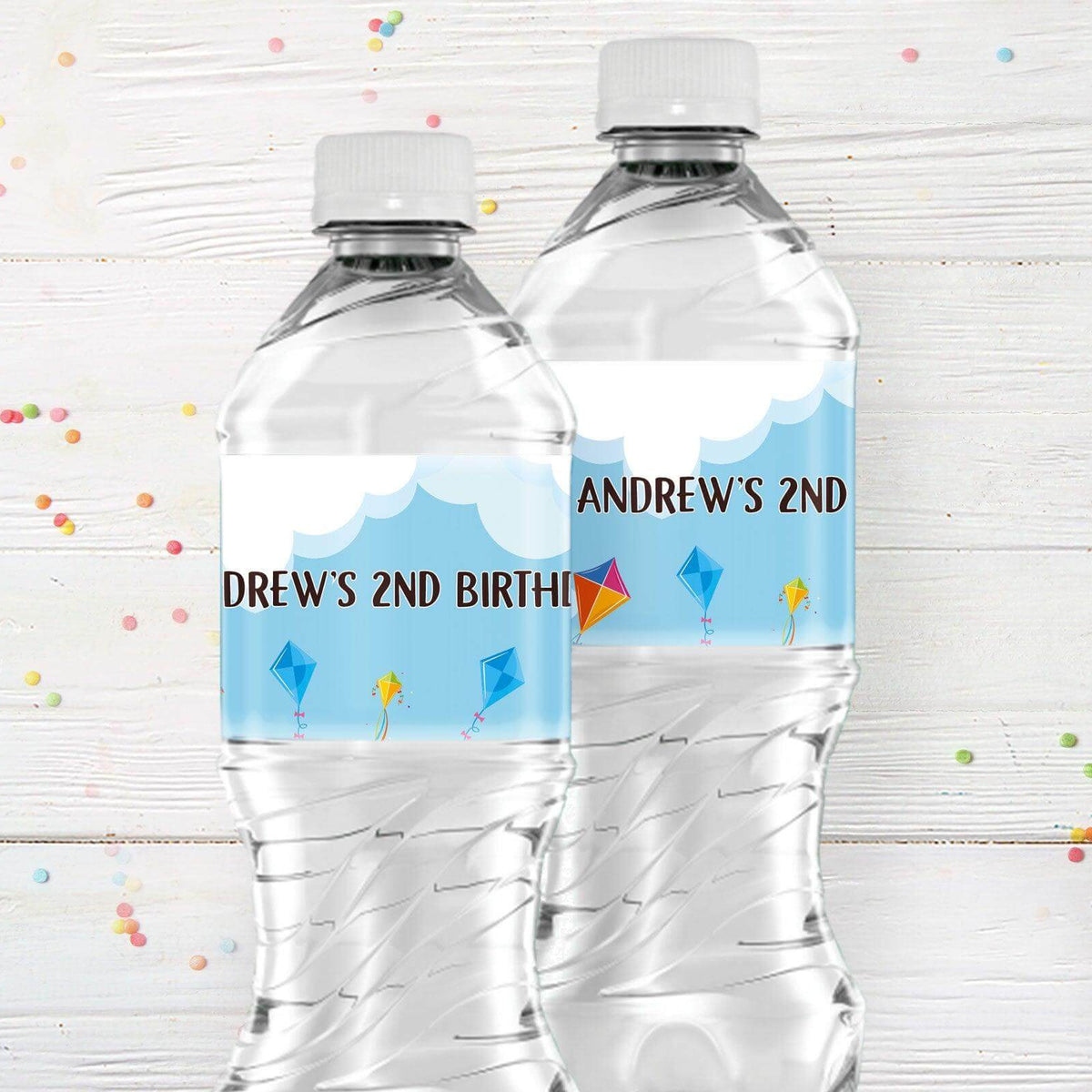 Flying Kite Water Bottle Labels – Go Print Plus