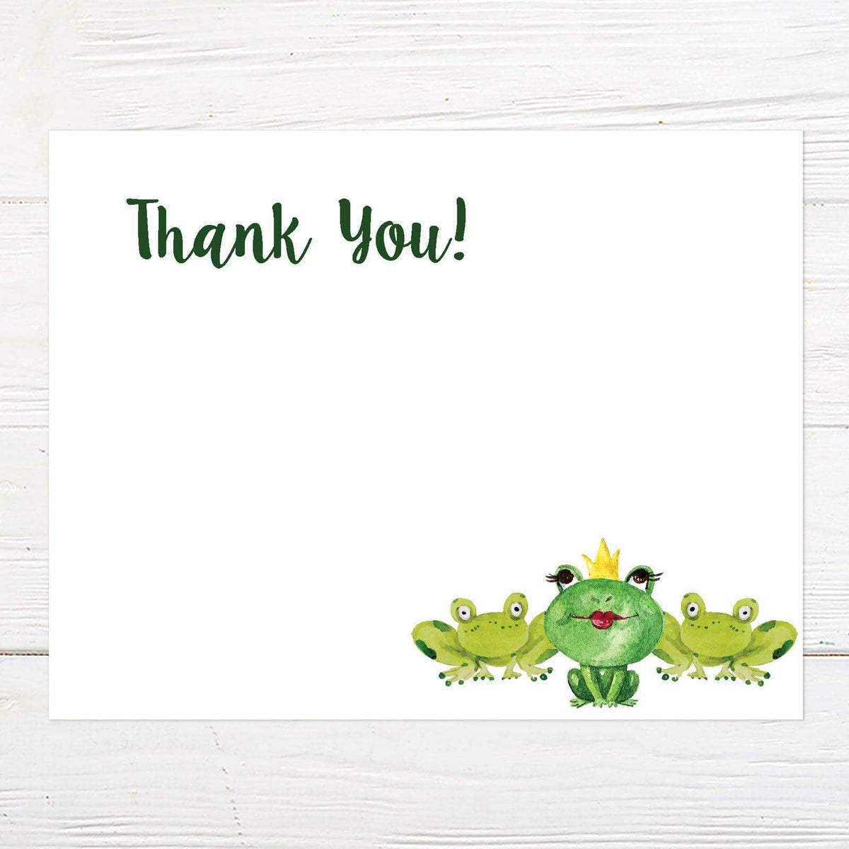 Frog Thank You Card – Go Print Plus
