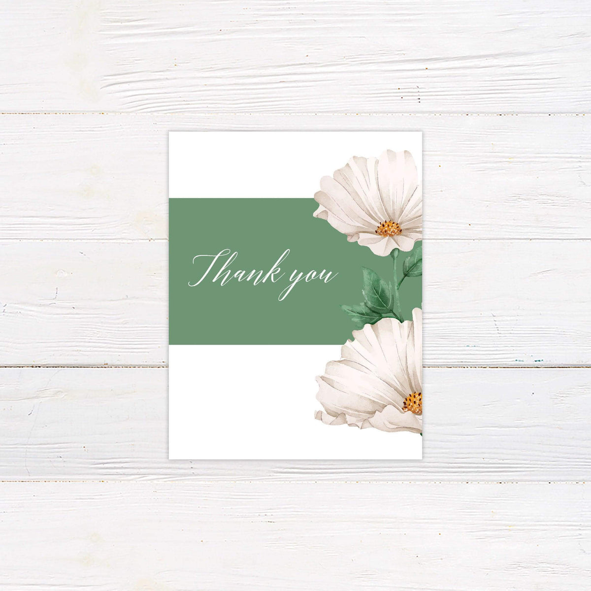 Gerber Daisy Thank You Card | Go Print Plus