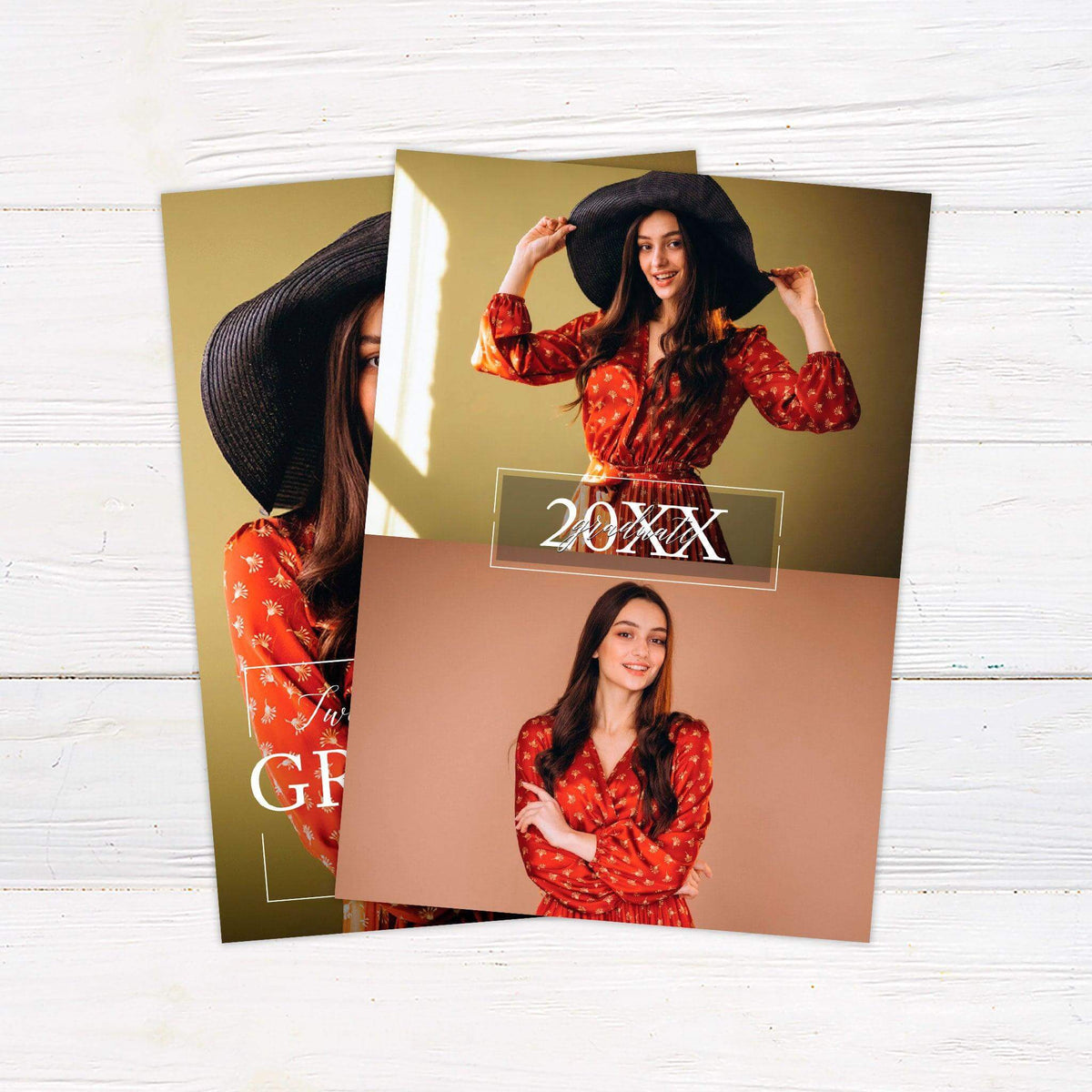 Graduate Text Overlay Graduation Invitation | Go Print Plus – goprintplus