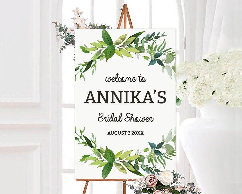 Green Leaves Sign | Go Print Plus