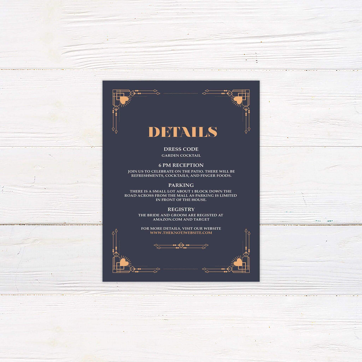 Heart Deco Details Cards | Go Print Plus – goprintplus