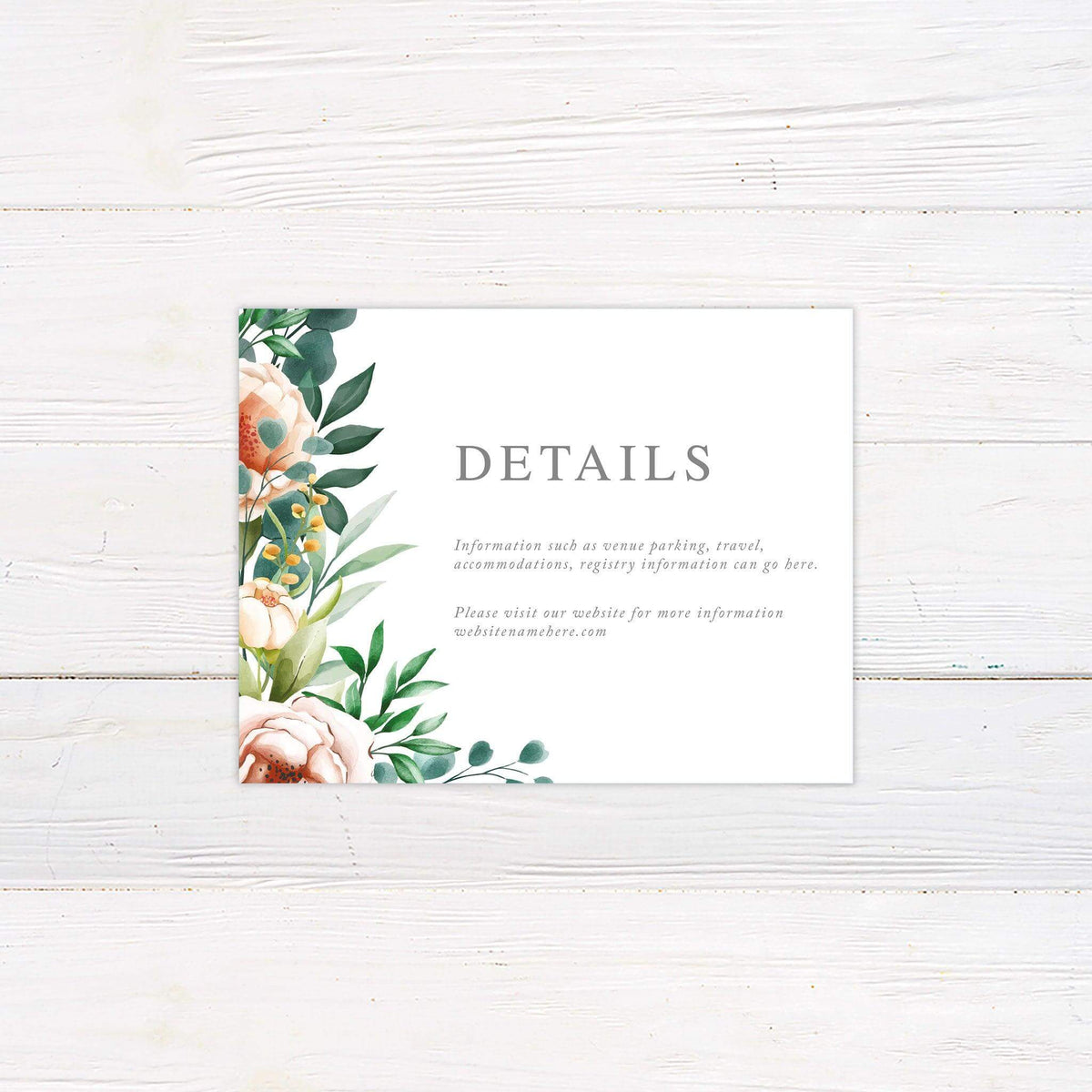 Lush Botanical Details Cards | Go Print Plus