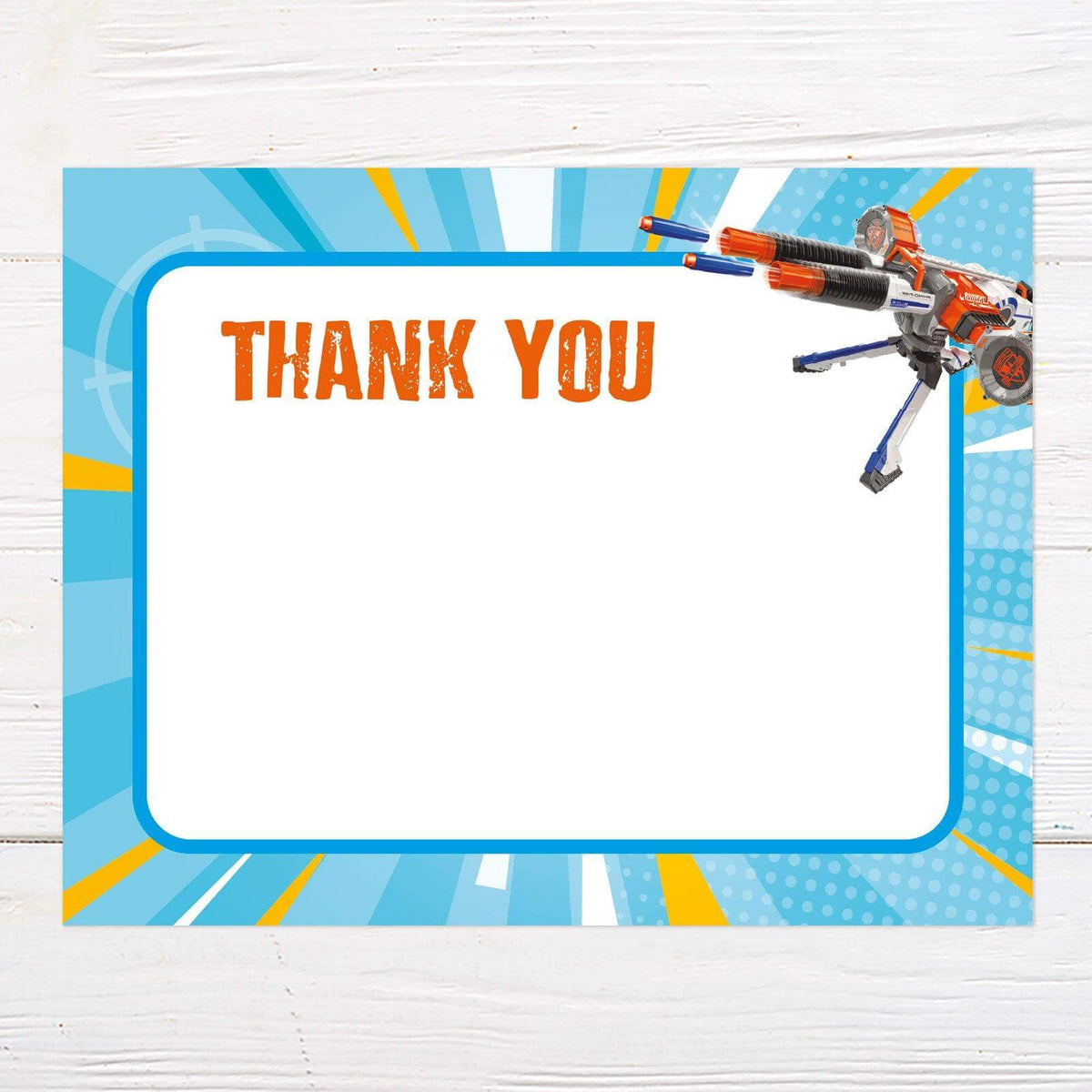 Nerf Thank You Card – goprintplus