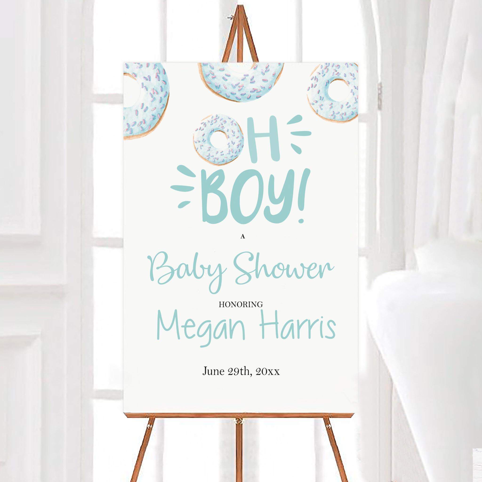 Oh Boy Baby Sprinkle Sign – goprintplus