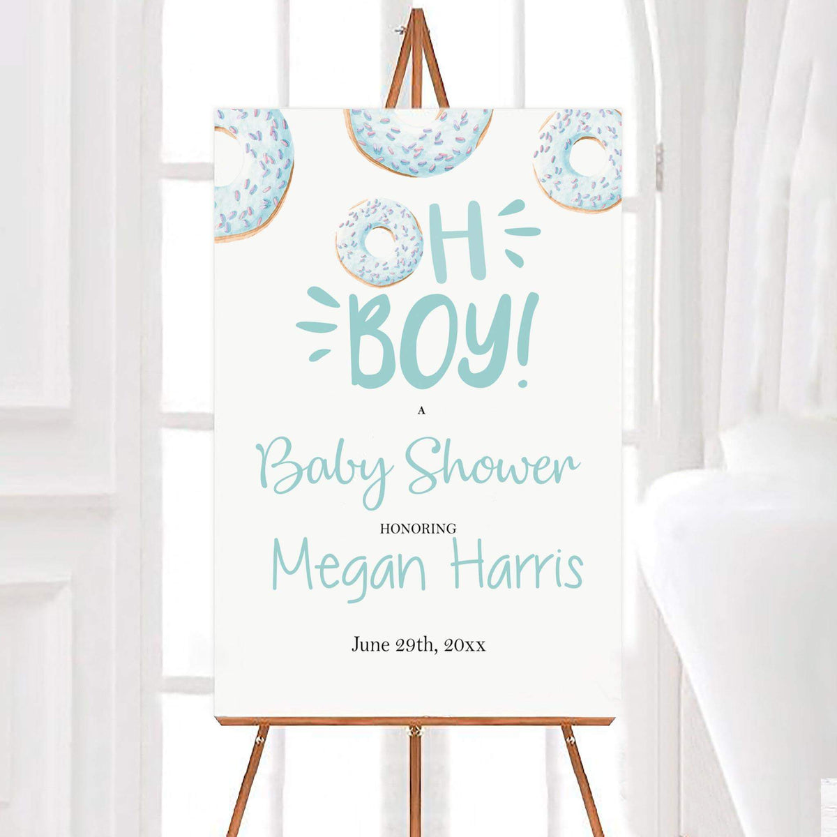 Oh Boy Baby Sprinkle Sign – Go Print Plus