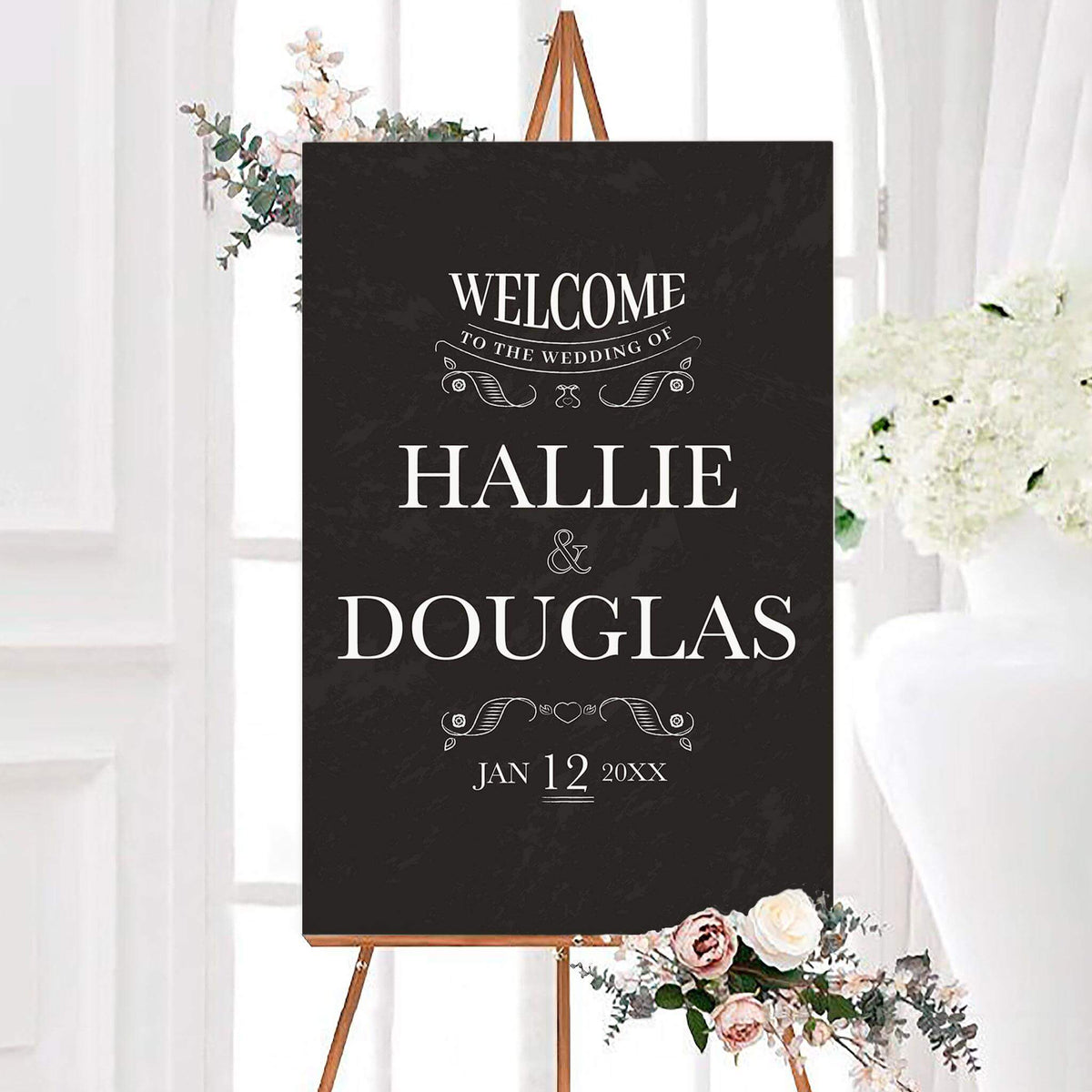 Ornate Chalkboard Sign | Go Print Plus