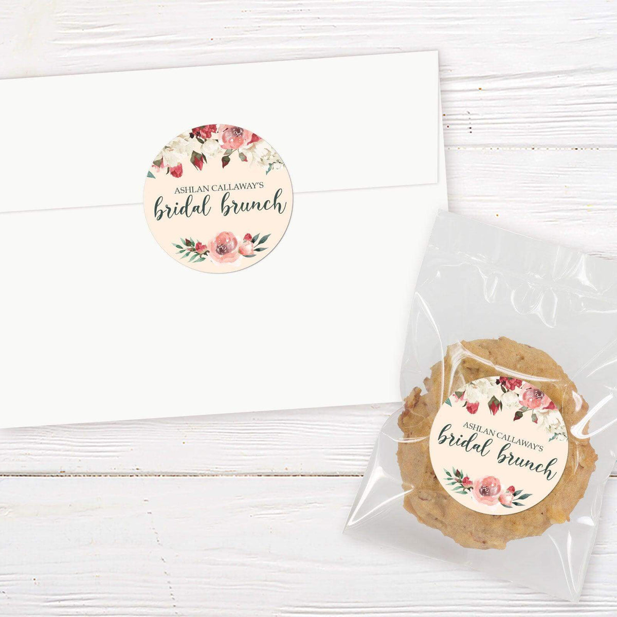 Pink Floral Brunch Sticker | Go Print Plus – goprintplus