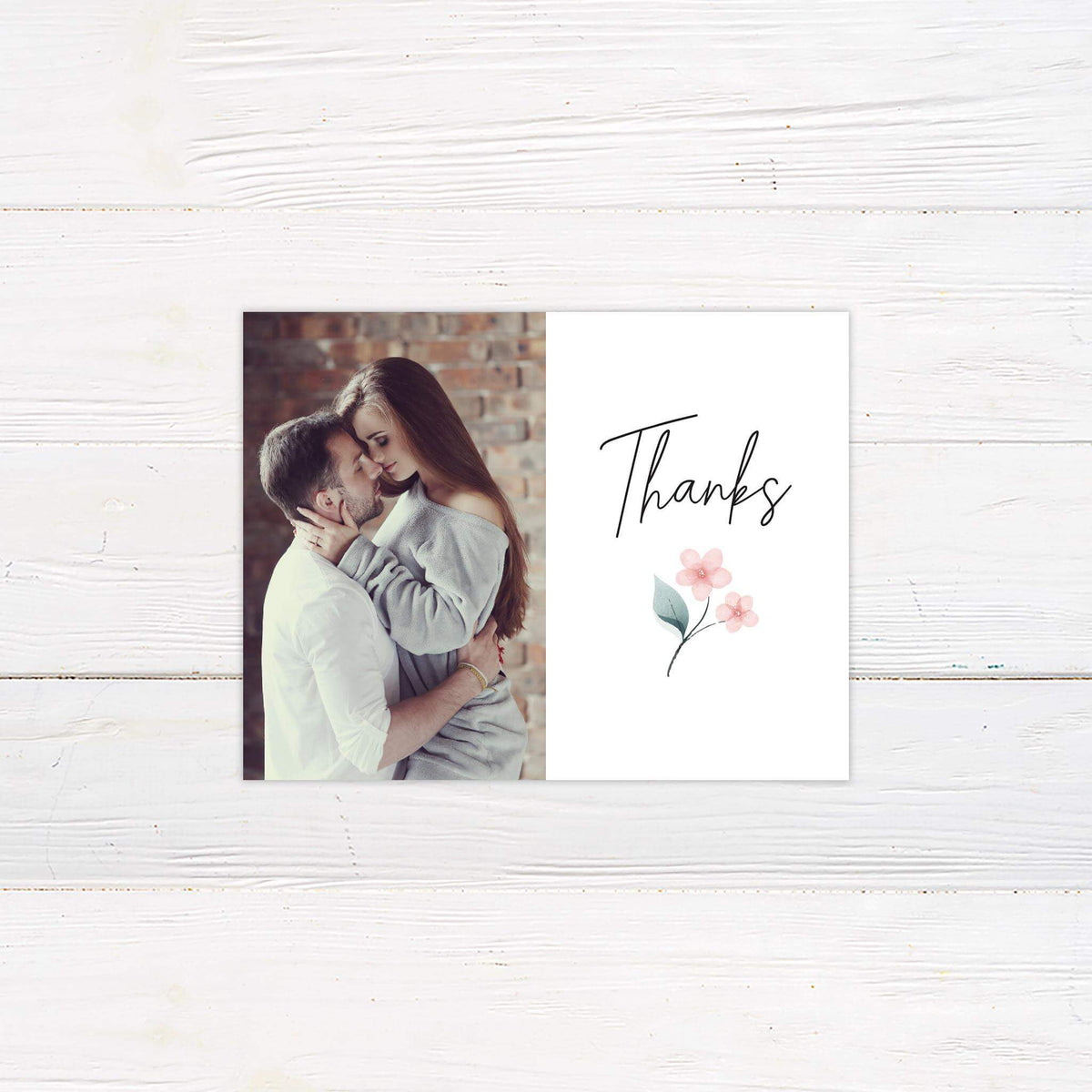 Pink Petals Thank You | Go Print Plus