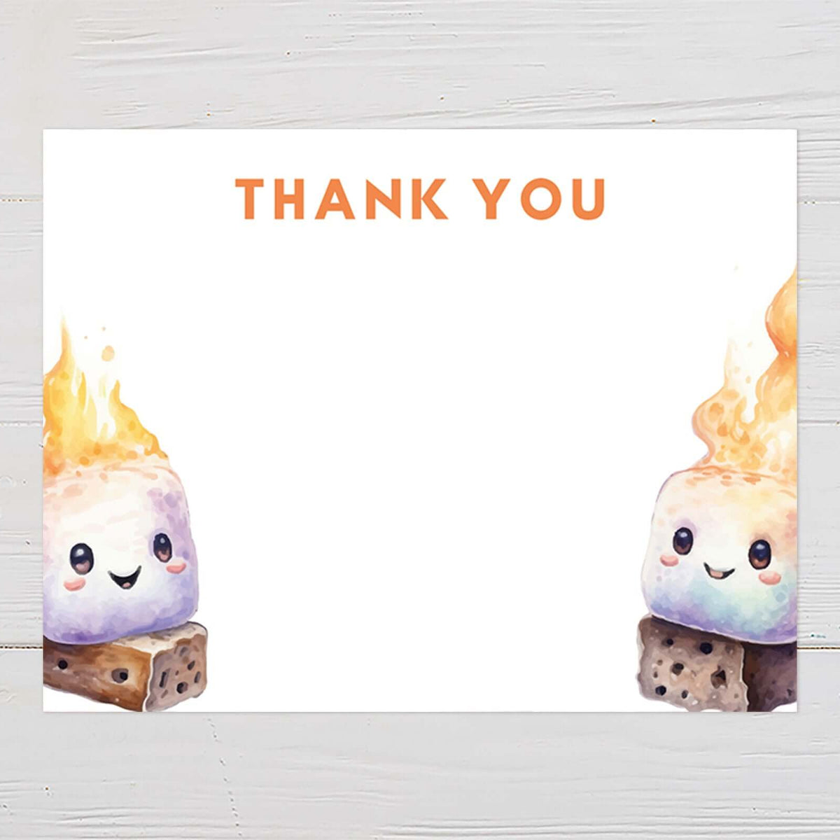 S'more to Love Baby Shower Thank You Card | Go Print Plus