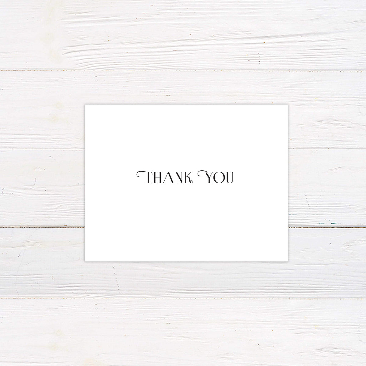 Simple Basic Thank You Card | Go Print Plus – goprintplus