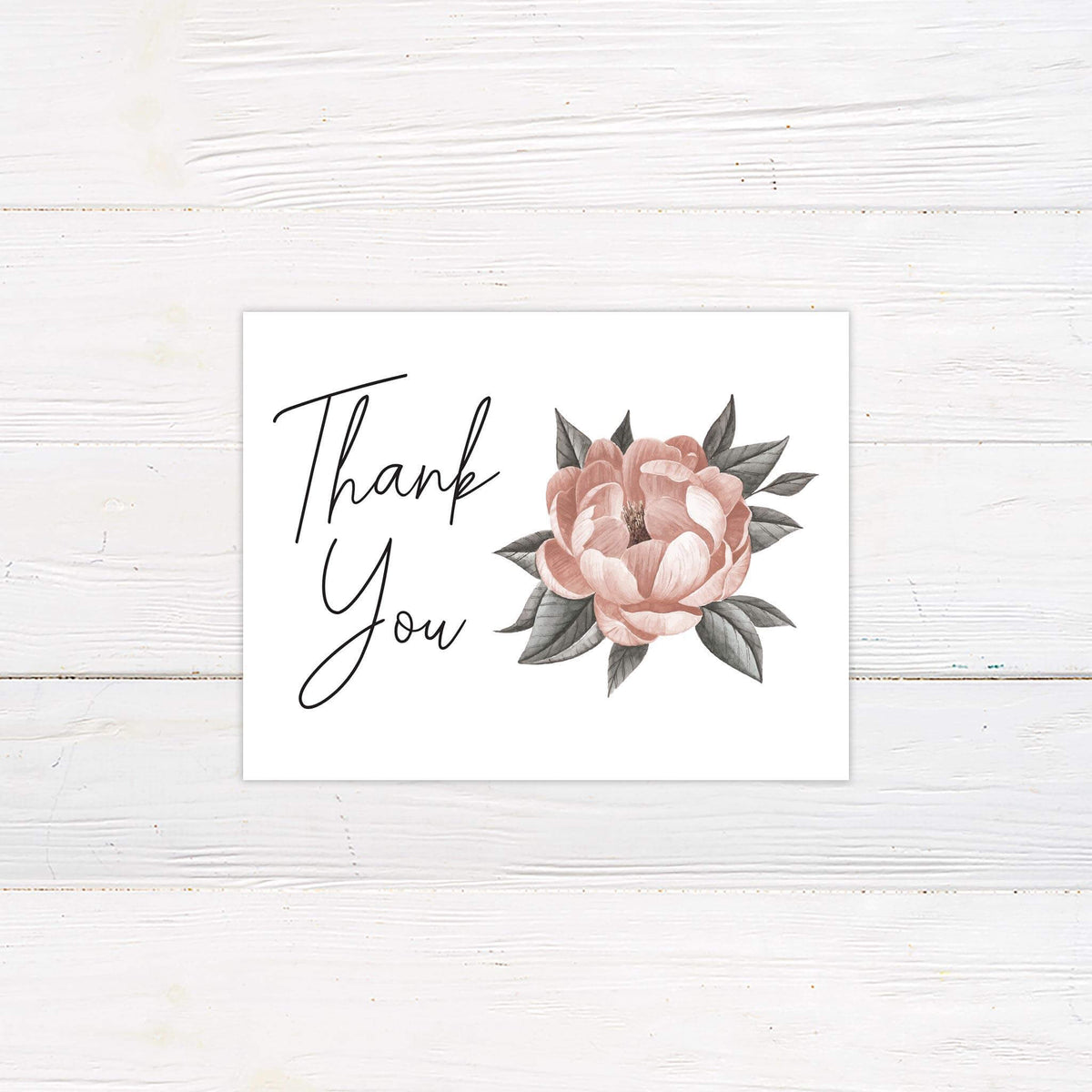 Single Bloom Thank You | Go Print Plus