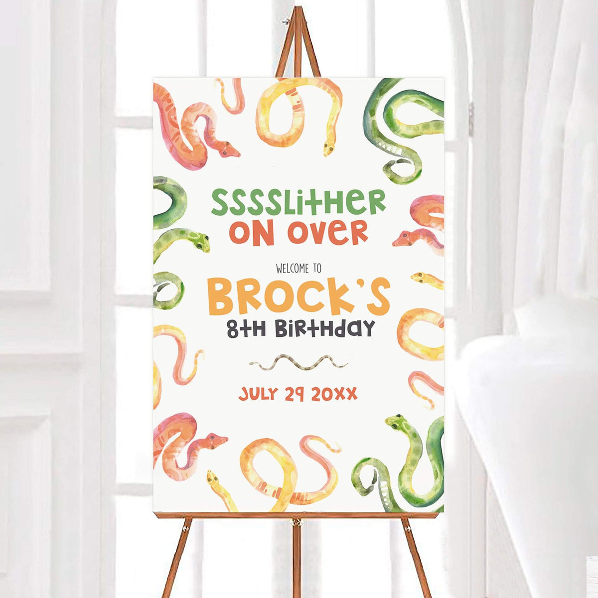 Slither On Over Sign | Go Print Plus