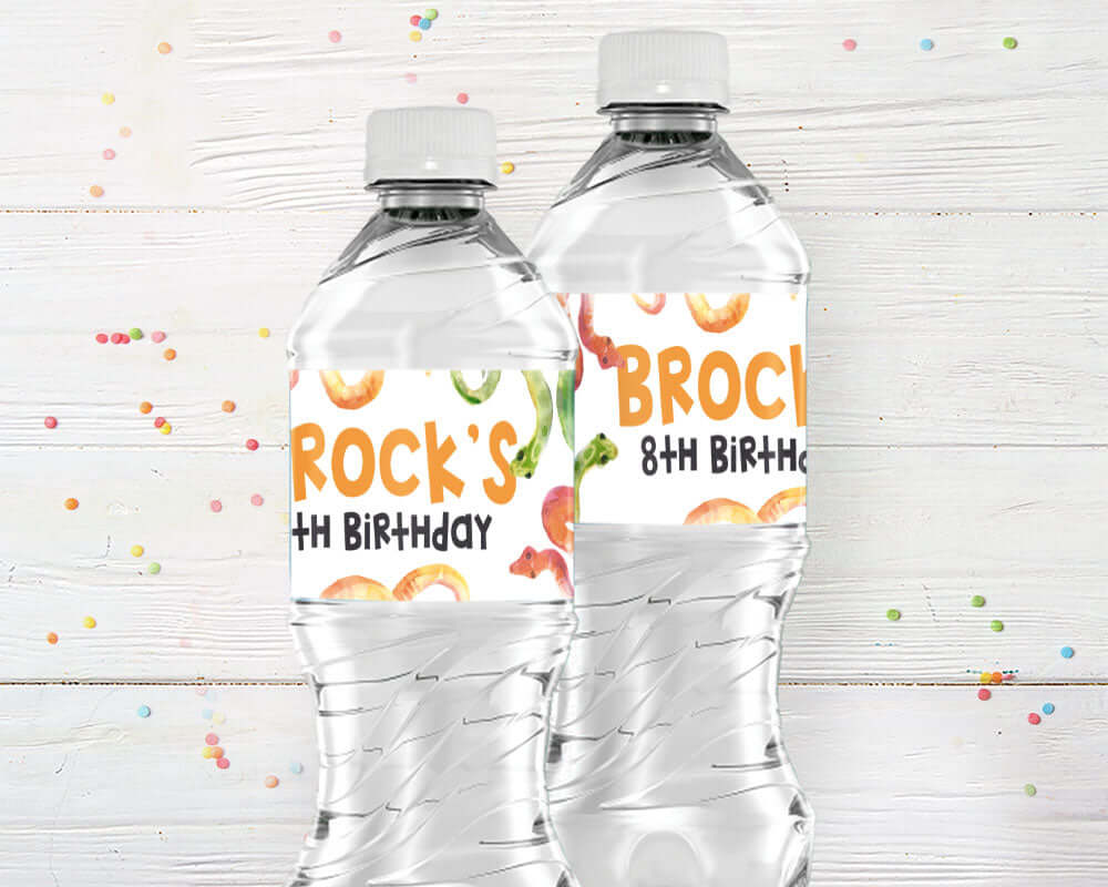 Slither On Over Water Bottle Labels | Go Print Plus