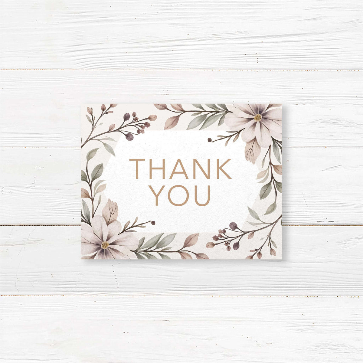 Spring Joy Thank You Card | Go Print Plus