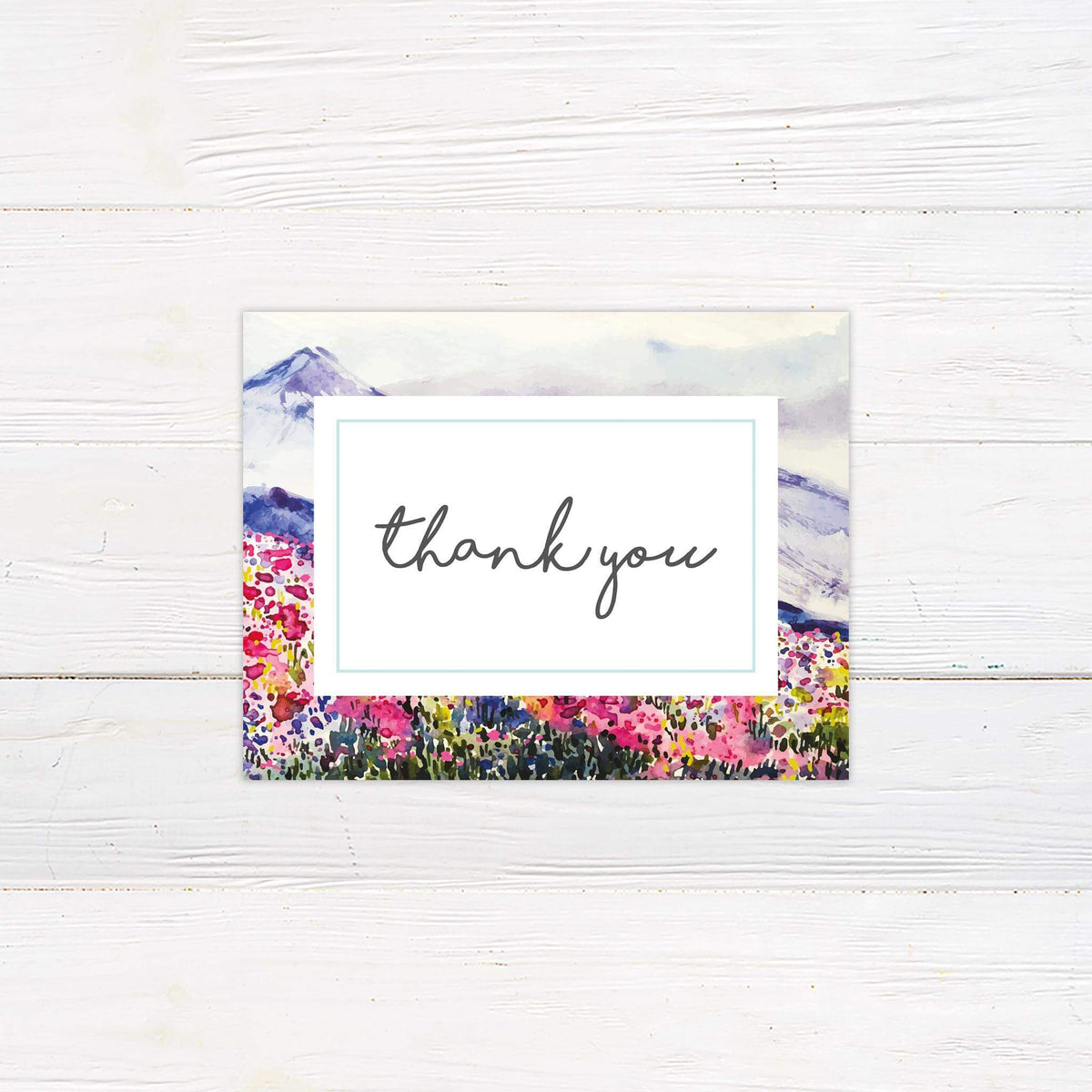 Spring Landscape Thank You Card | Go Print Plus
