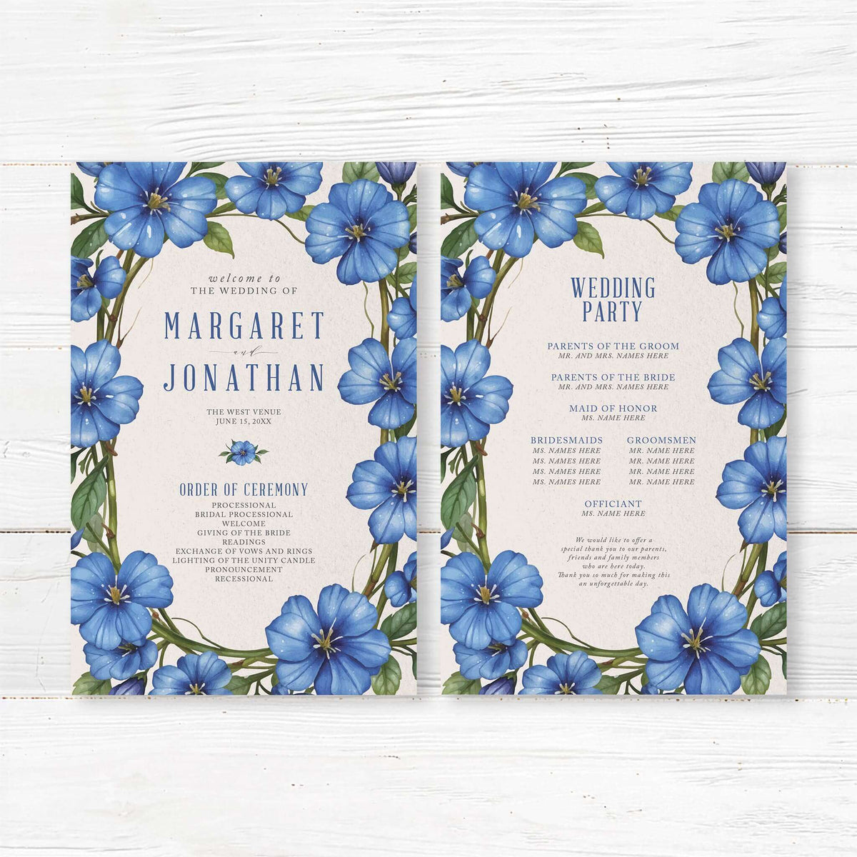 Spring Vibrant Floral Border Program | Go Print Plus