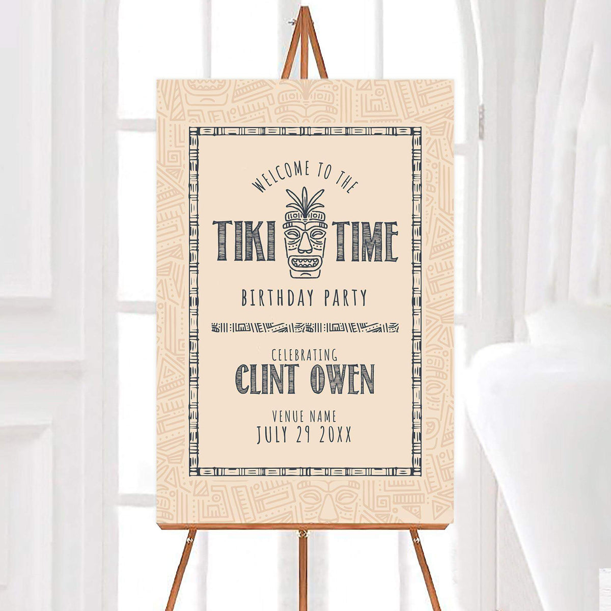 Tiki Time Sign | Go Print Plus