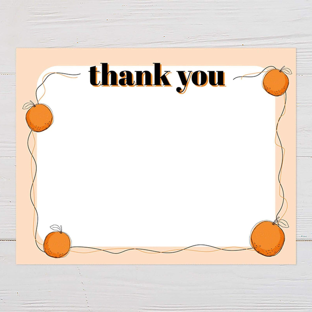 Two Little Cuties Thank You Card | Go Print Plus