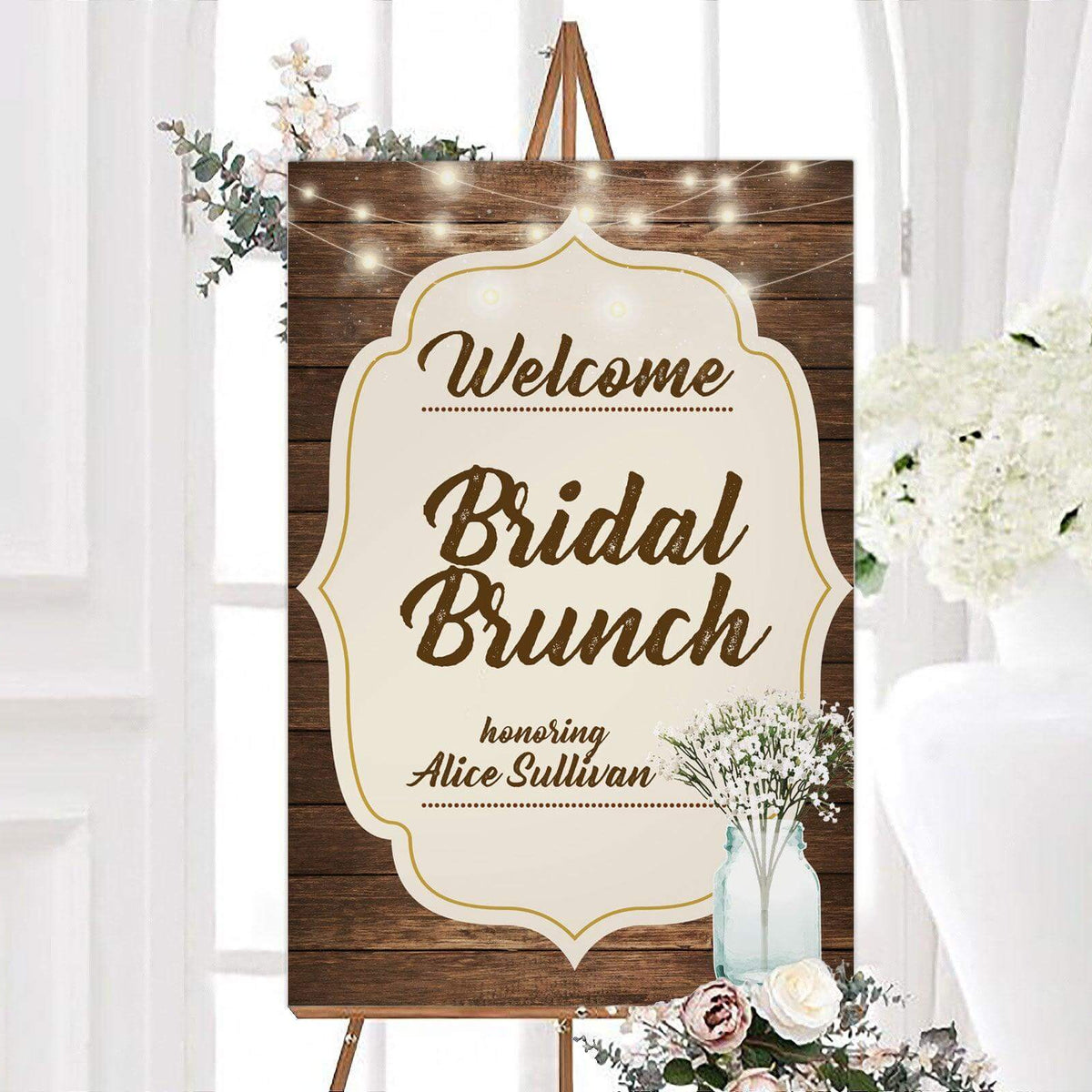 Wood Brunch Sign | Go Print Plus
