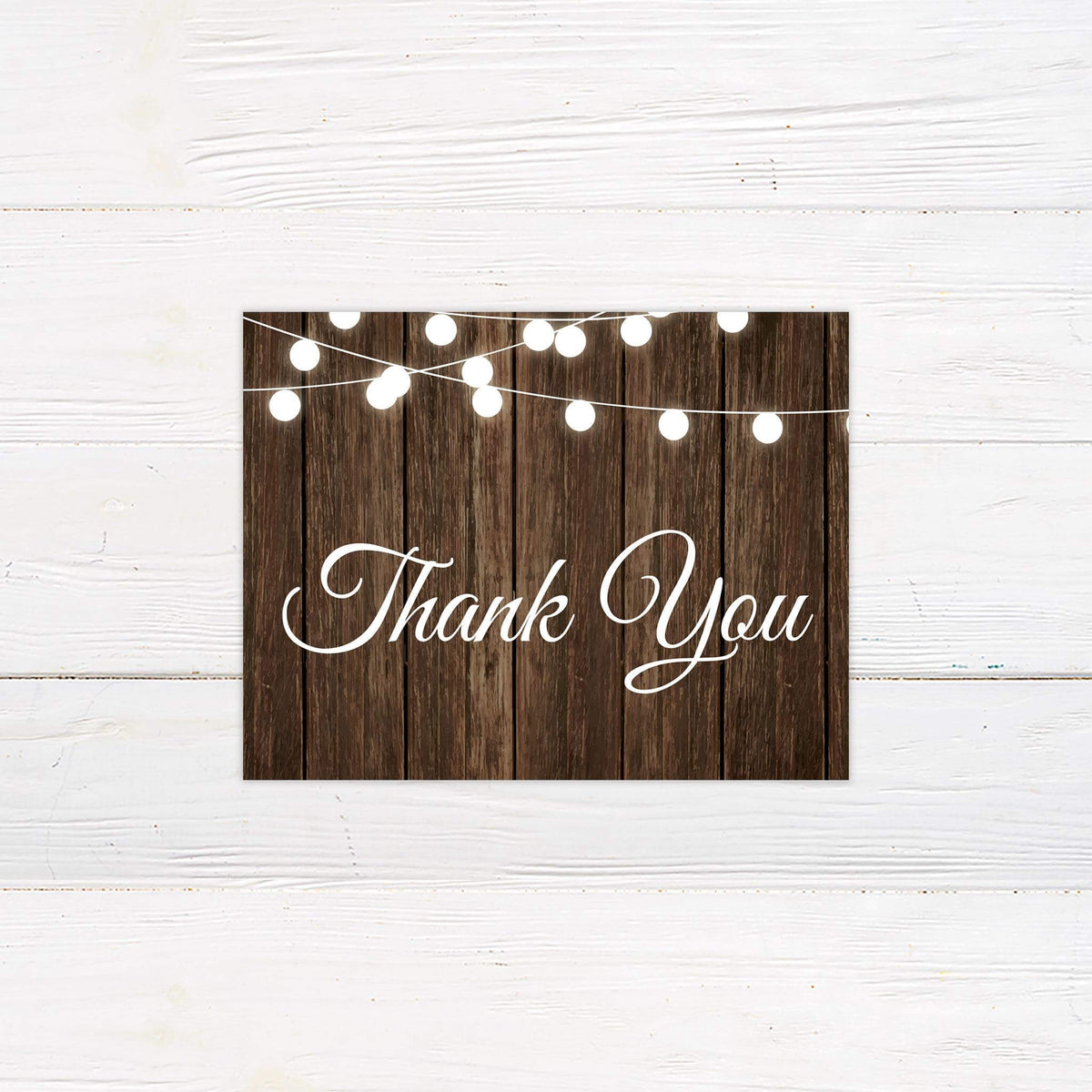 Wooden Thank You Card | Go Print Plus